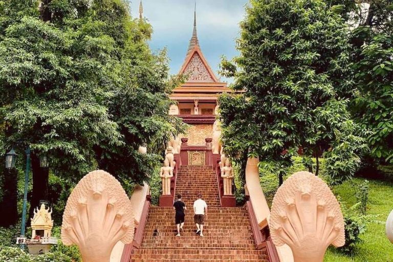 Wat Phnom - A Historic Buddhist Temple Located On A Hill In Central ...
